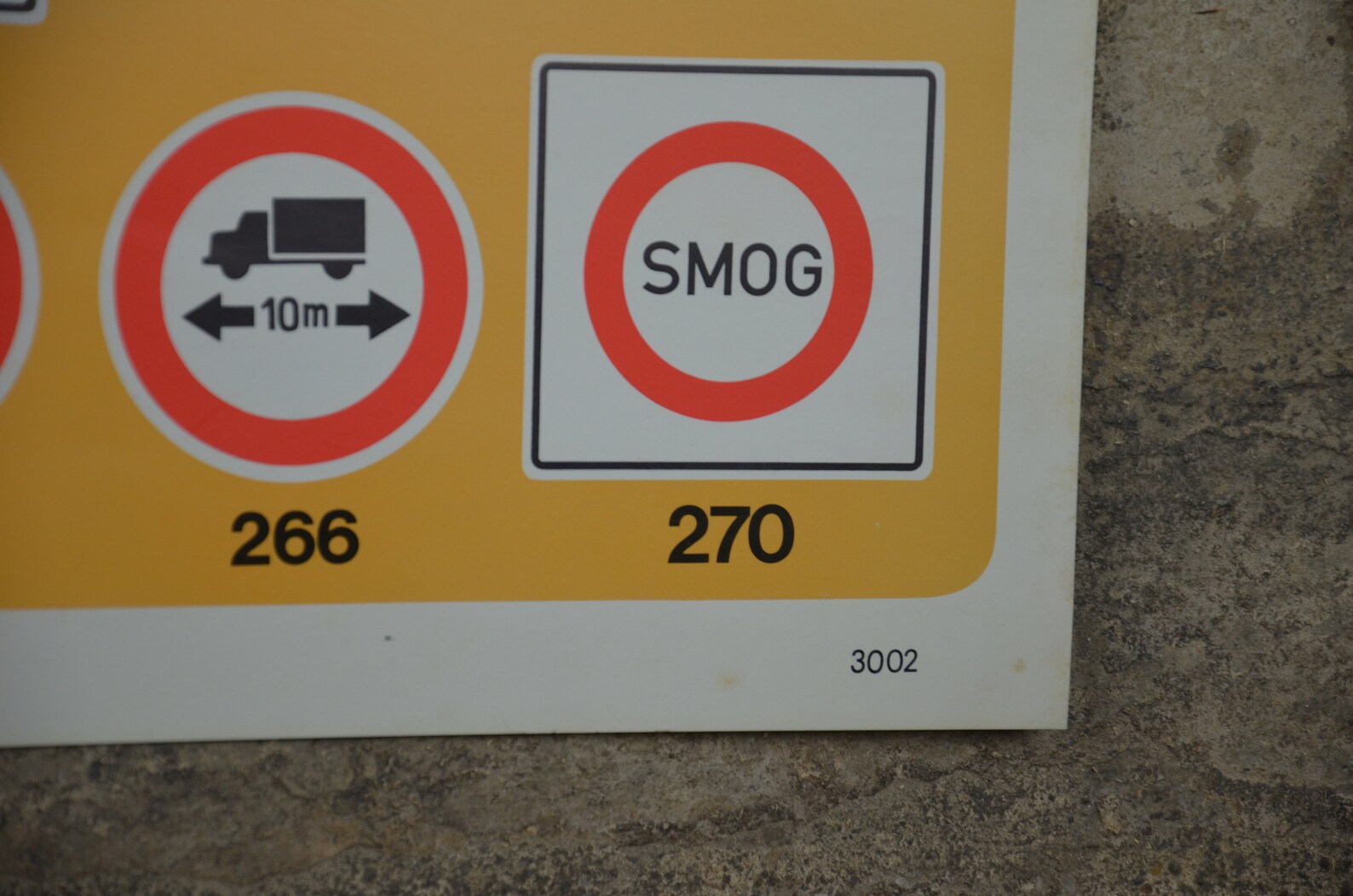1970s Warning Road Signs, Autobahn, Germany: Original Vintage School ...