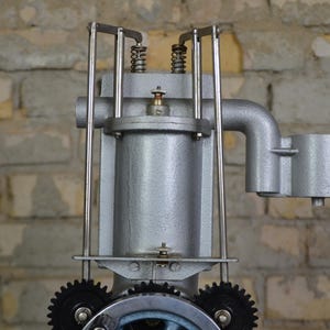 Four-stroke Single Cylinder Engine: Original Vintage 1950s German ...