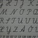 Uppercase Cursive Alphabet: Original Vintage 1970s Small School Wall ...