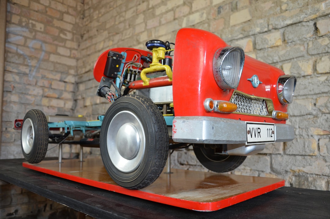 Car, Engine: Scrace Original Vintage 1960s German Educational Teaching ...