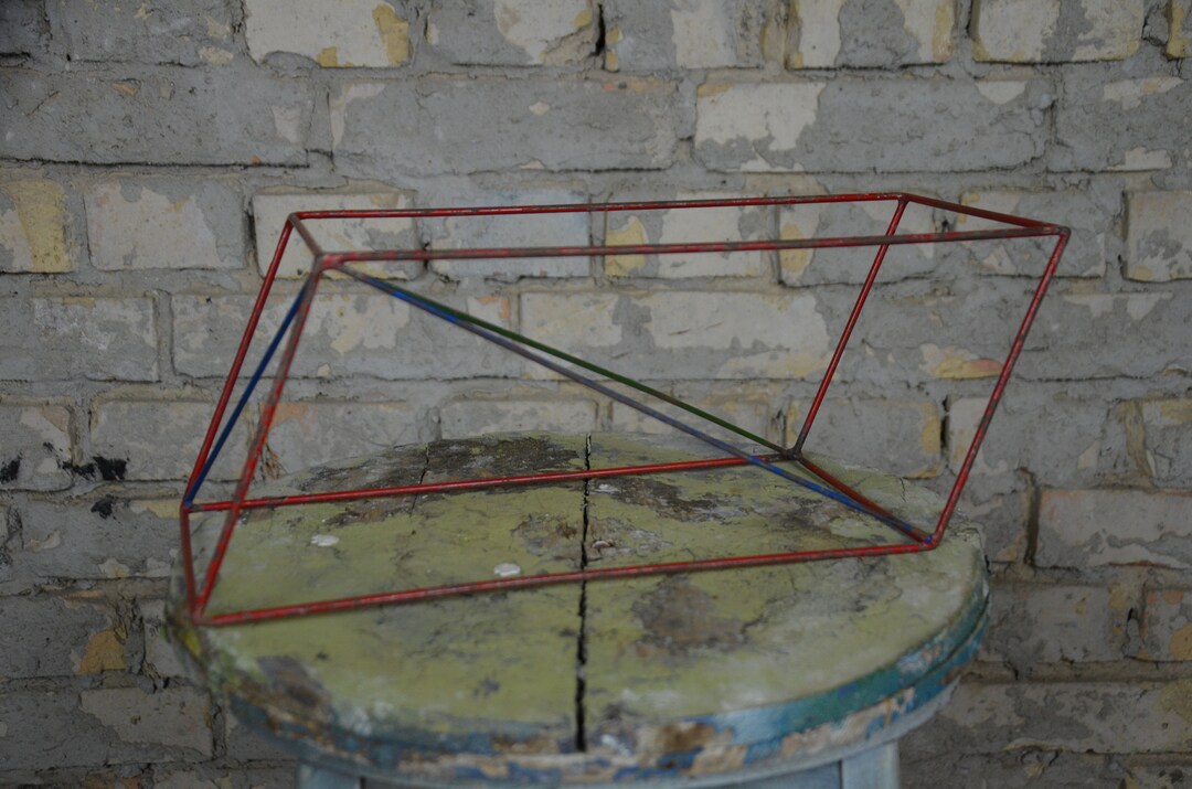 Large Parallelepiped, Geometric Shape Classroom Model: Original Vintage ...