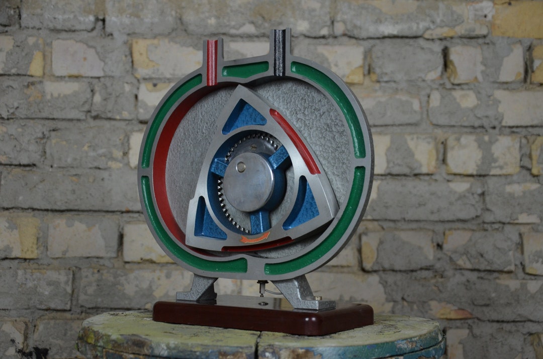 Wankel Engine: RARE Original Vintage 1950s German Educational Classroom ...