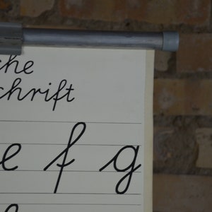Lowercase Cursive Alphabet: Original Vintage 1970s Small School Wall ...