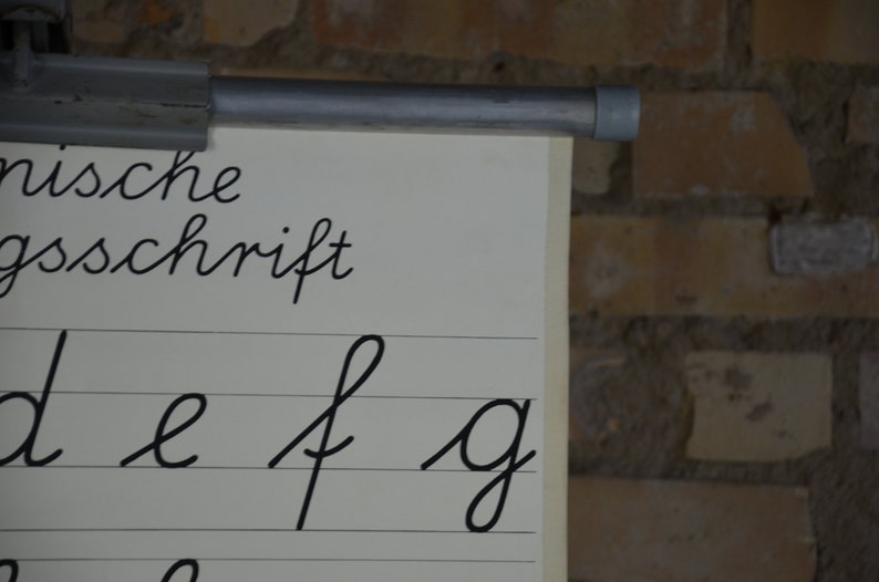 Lowercase Cursive Alphabet: Original Vintage 1970s Small - Etsy