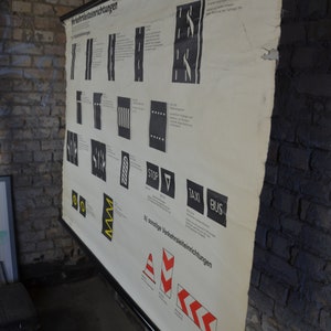 Road Markings: Original Vintage 1960s German Educational Poster School ...