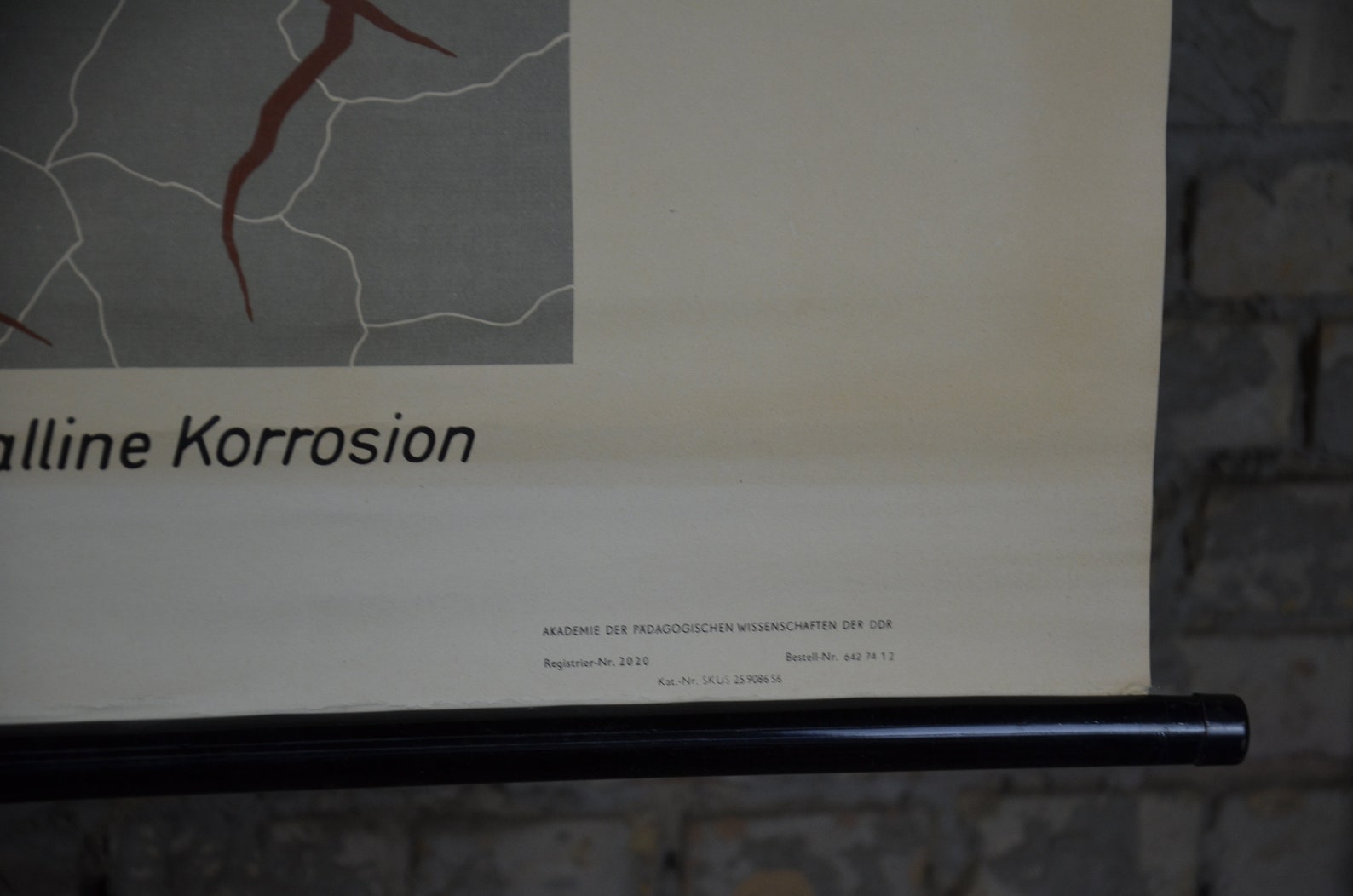 Types of Rust, Corrosion: Original Vintage German 1960s Educational ...