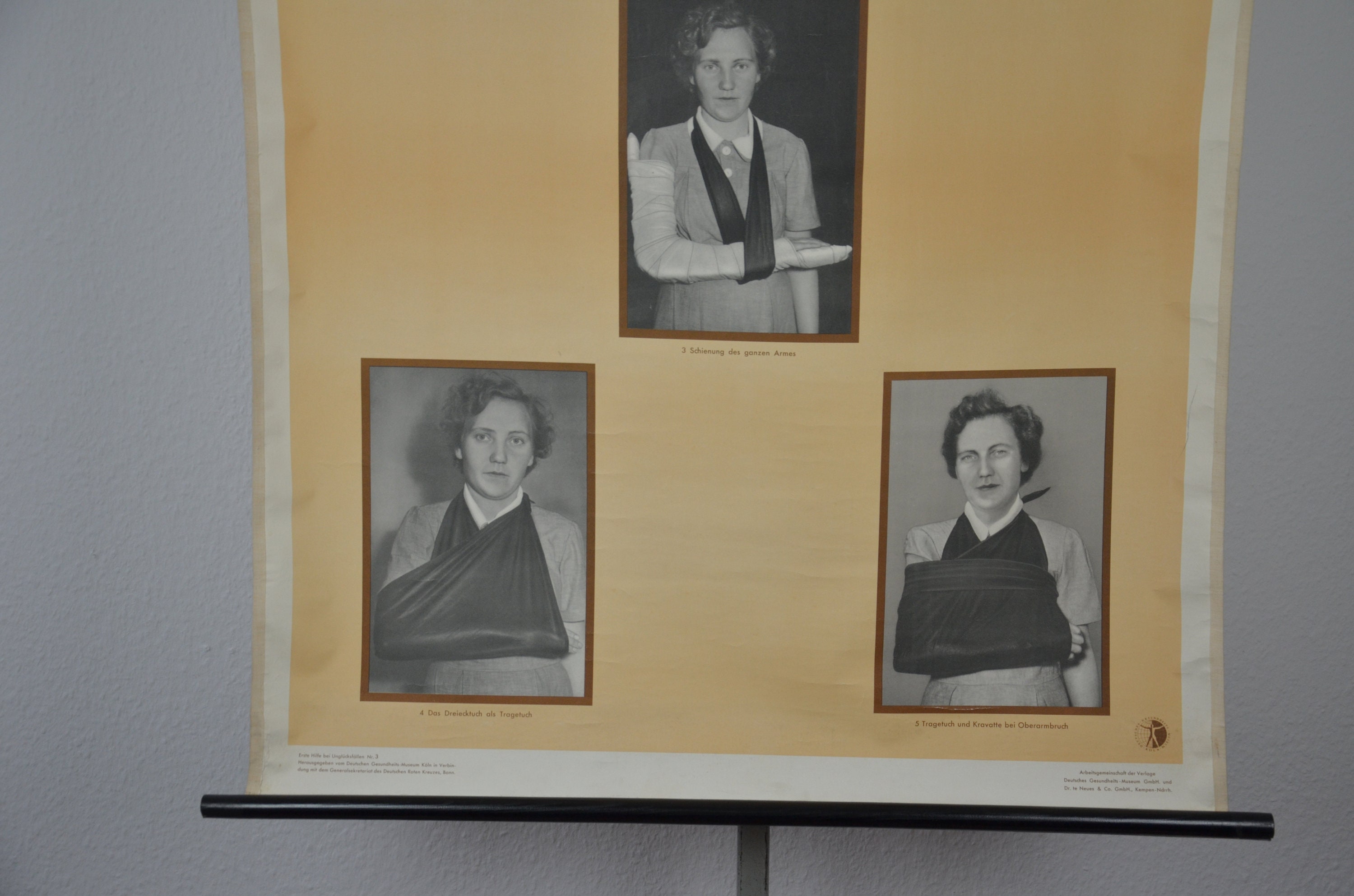 Makeshift Arm Splint Triangular Bandage First Aid: Original - Etsy