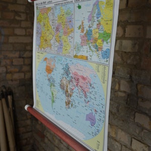 Map of Bavaria, Germany, Europe & the World: Original Vintage 1990s ...