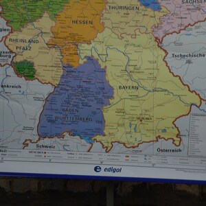 Topgraphic / Political Map of Germany: Original Vintage 2000s ...