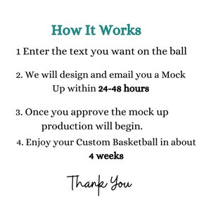 Custom Basketball You Can Add a Custom Message On. Gift From a Group or ...