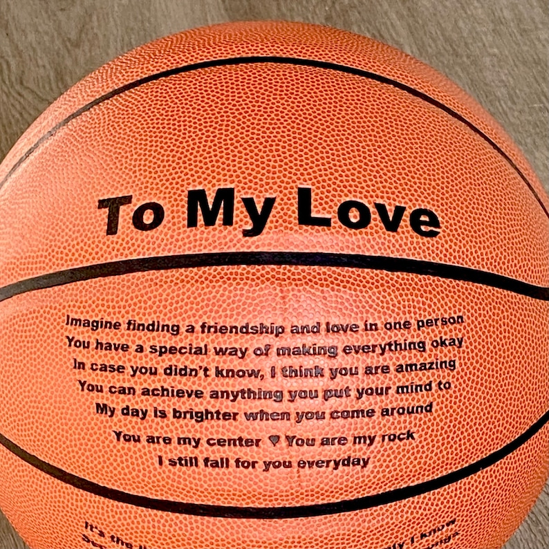 To My Love Basketball Customize Gift to My Boyfriend Wedding - Etsy