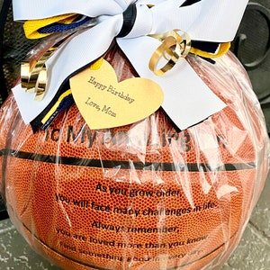 Custom Basketball You Can Add a Custom Message On. Gift From a Group or ...