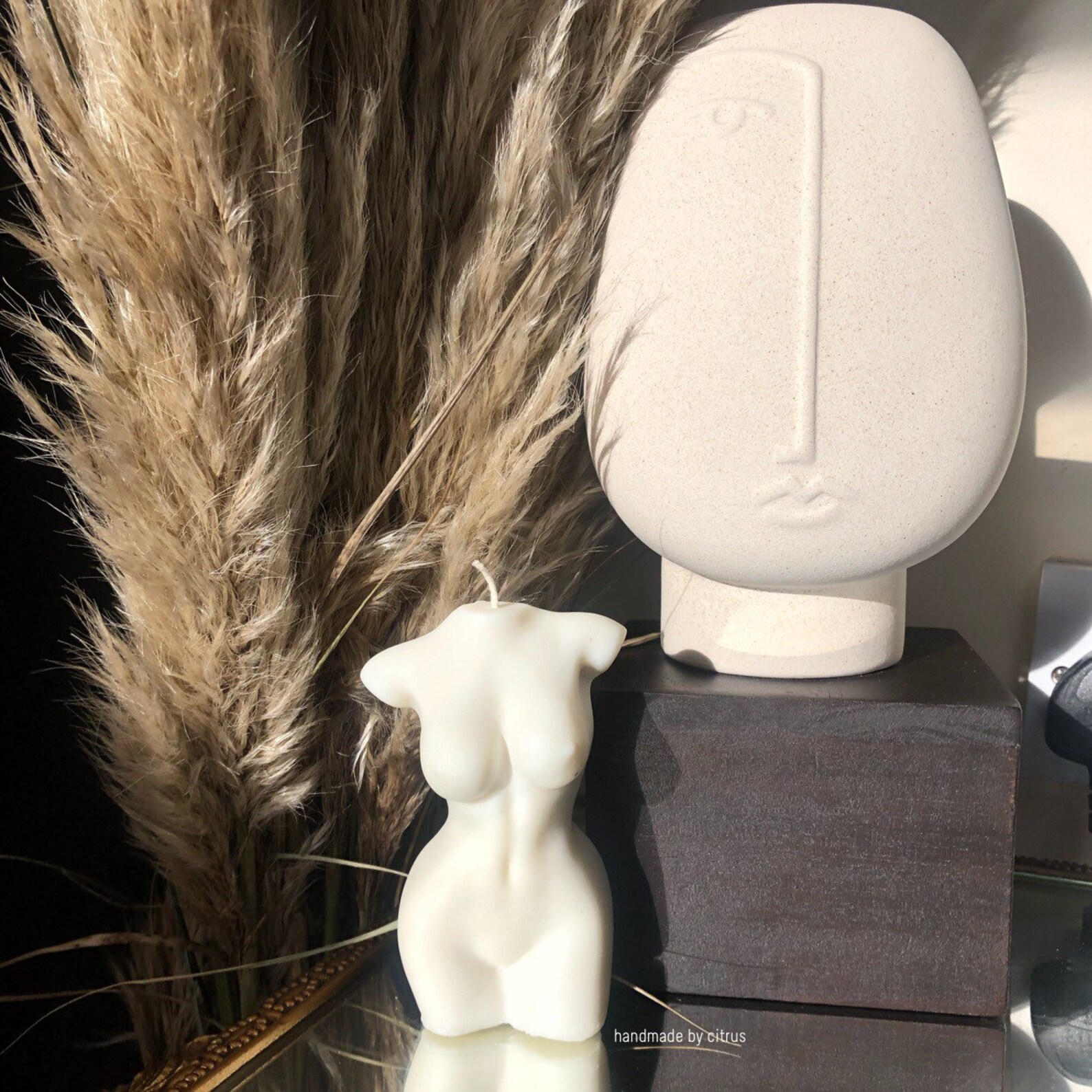 Large Female Body Figure Candle Calming Relaxing Scented Soy Wax Venus ...