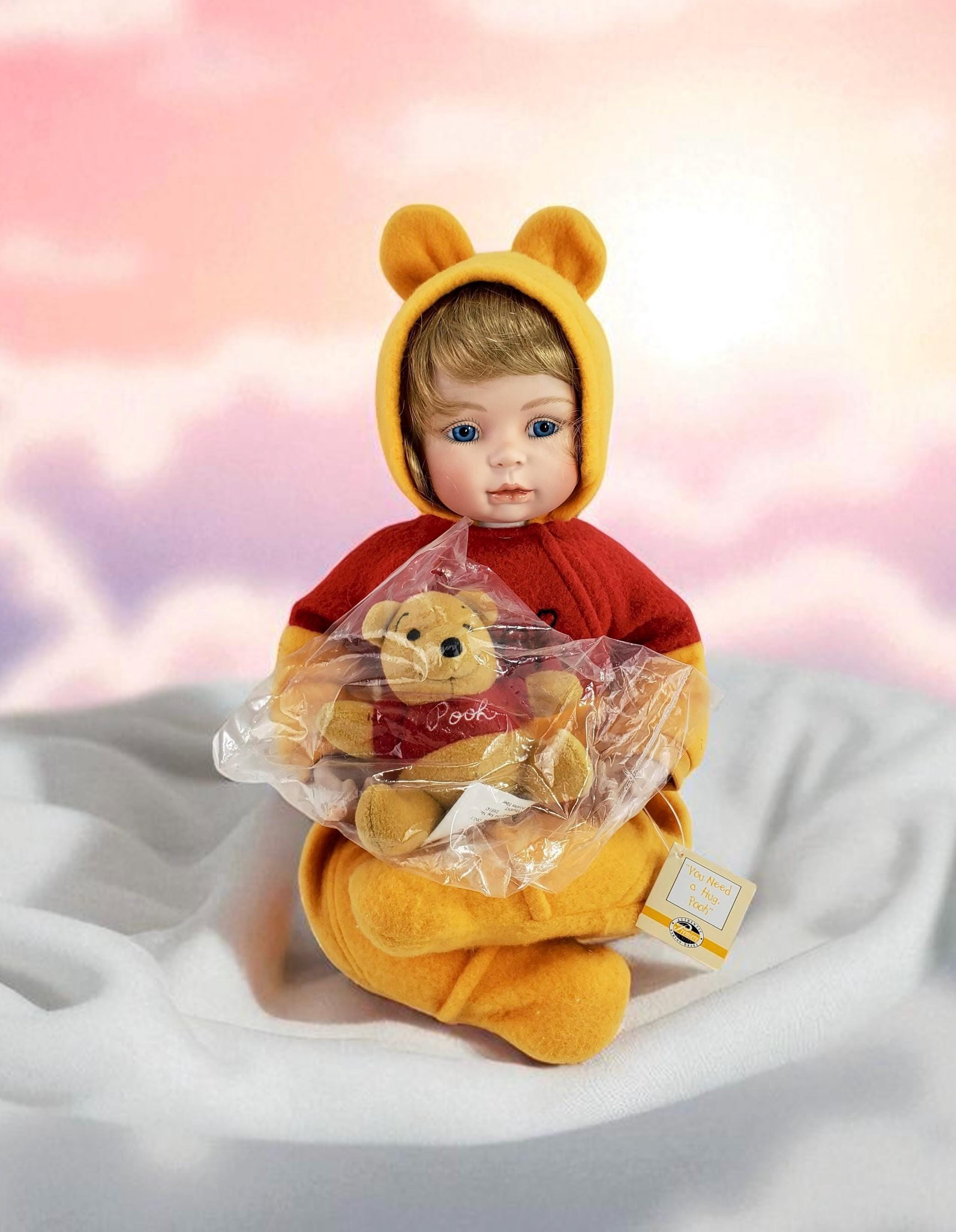 Vintage You Need a Hug, Pooh From Ashton-drake Plush/porcelain ...