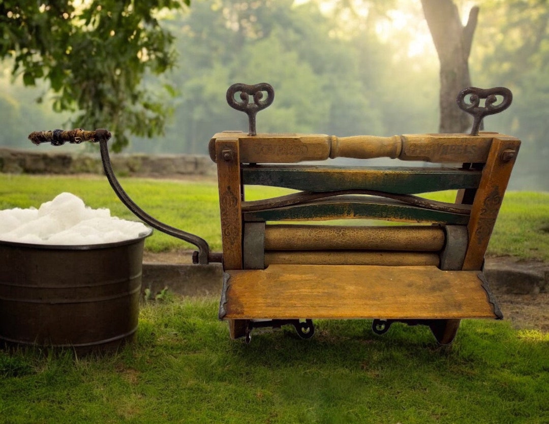 Vintage Monarch Wood and Metal Wringer Washer - Etsy