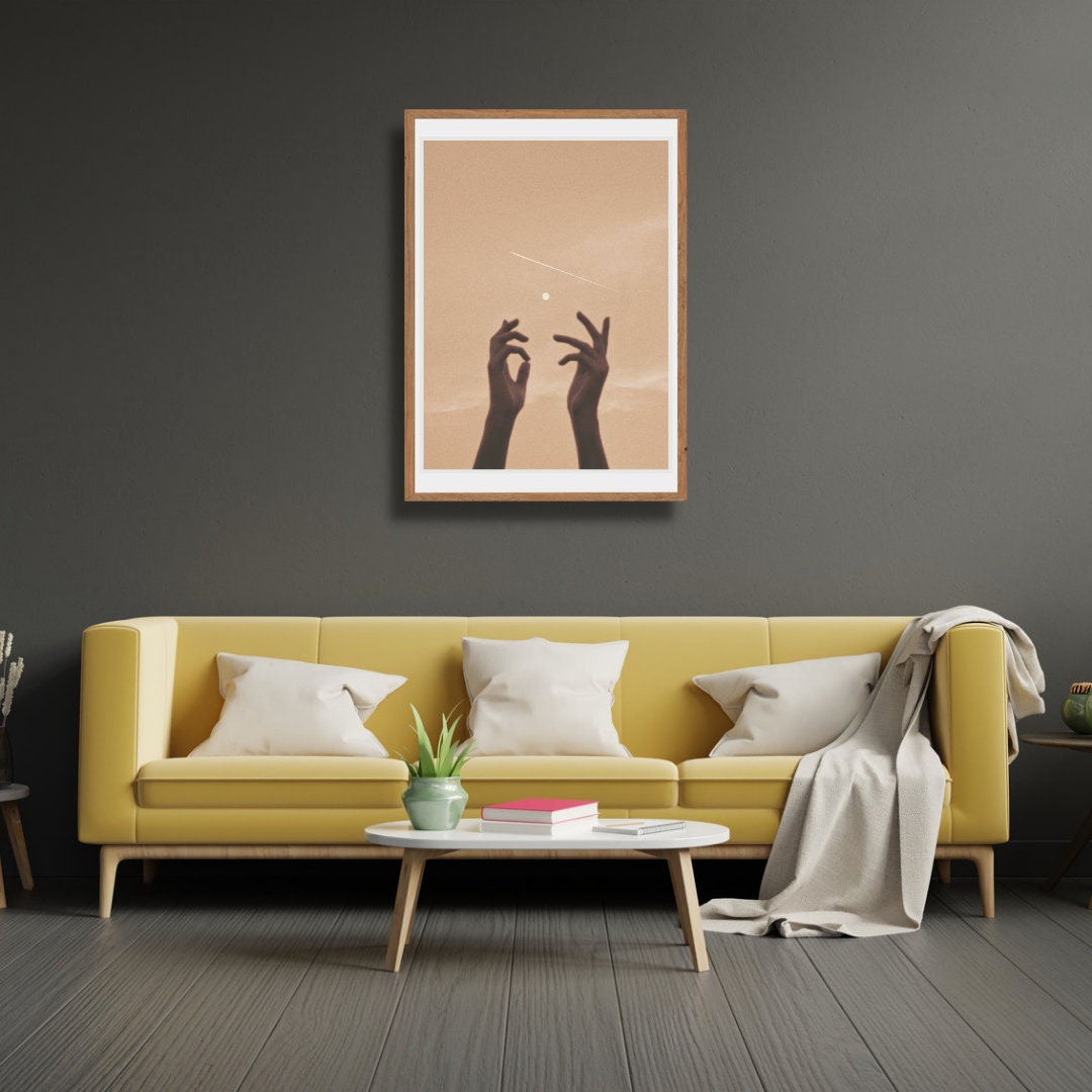 Minimalist Hands Poster - Etsy