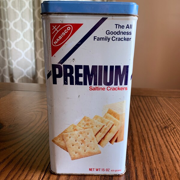 Vintage Cracker Tin - Etsy