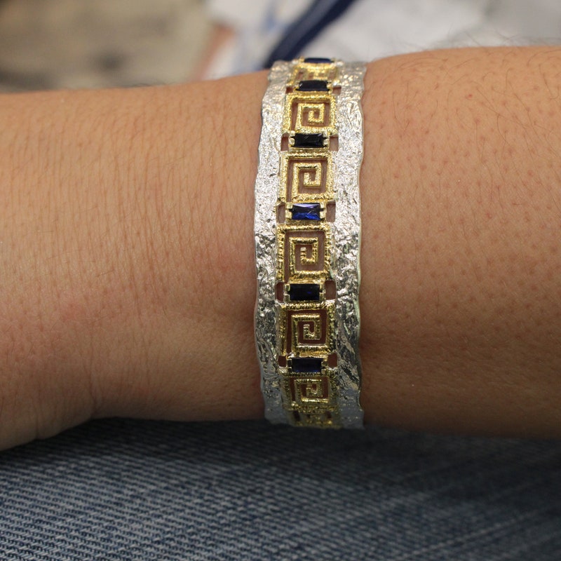 Greek Key Bracelet - Etsy