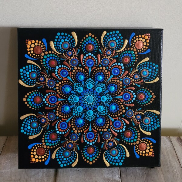 Mandala Canvas - Etsy