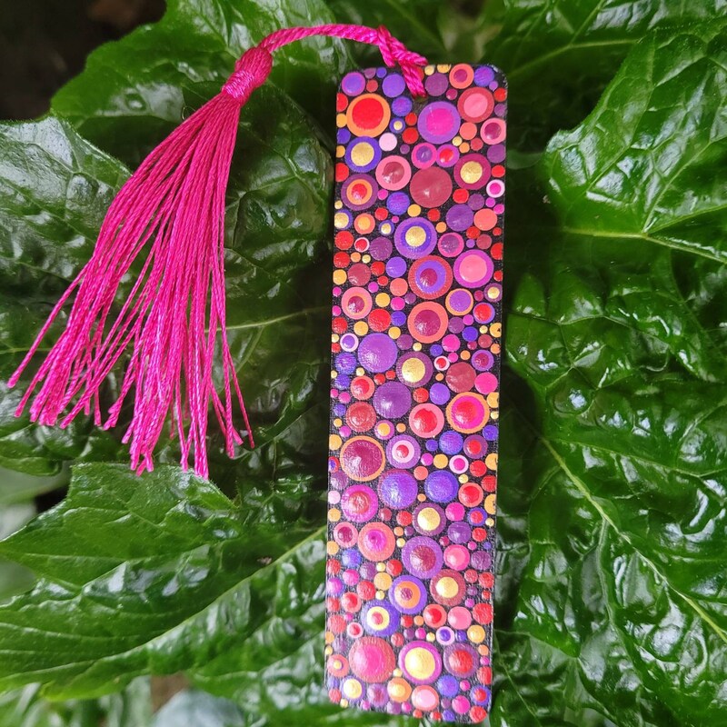 Handpainted Bookmark - Etsy