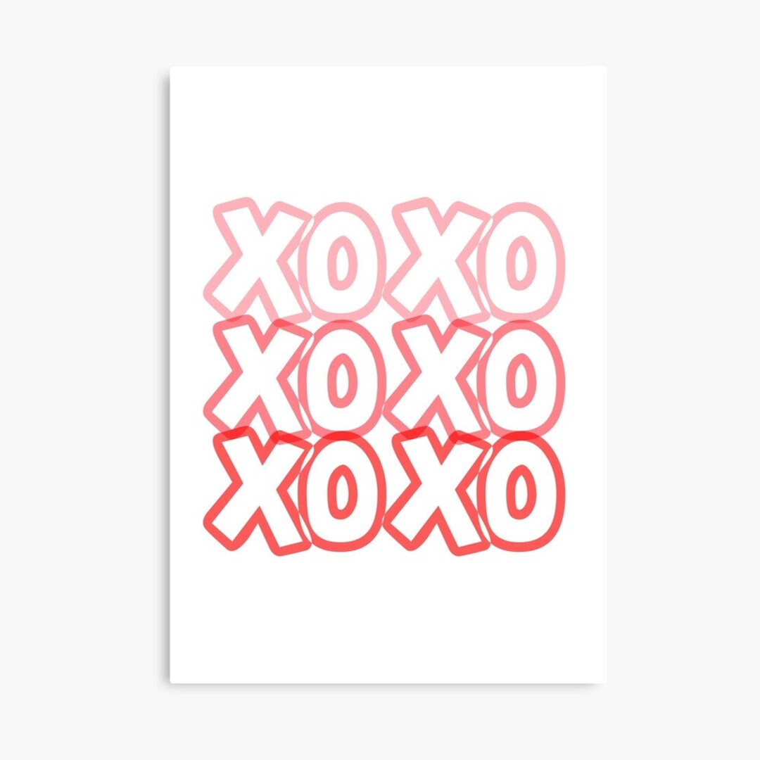 Xoxo Png , Printable Xoxo Kisses , Xoxo Design for Cards or Posters ...