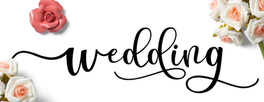 Font Elegant Wedding Chic Full Download - Etsy