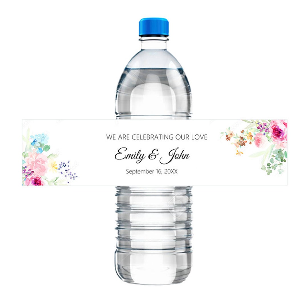 Personalised Water Bottle Sticker Pack of 30 - Etsy