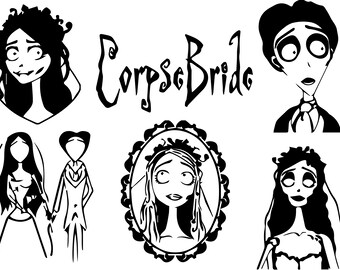 Corpse Bride Svg - Etsy UK