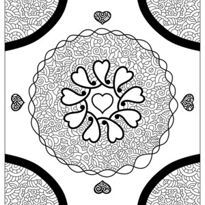 25 Pages Full of Hearts | Coloring Pages (#76-100) | Doodle2day ...