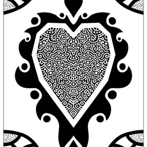 25 Pages Full of Hearts | Coloring Pages (#76-100) | Doodle2day ...
