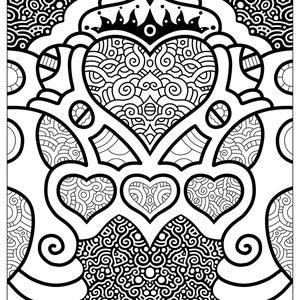 25 Pages Full of Hearts | Coloring Pages (#76-100) | Doodle2day ...