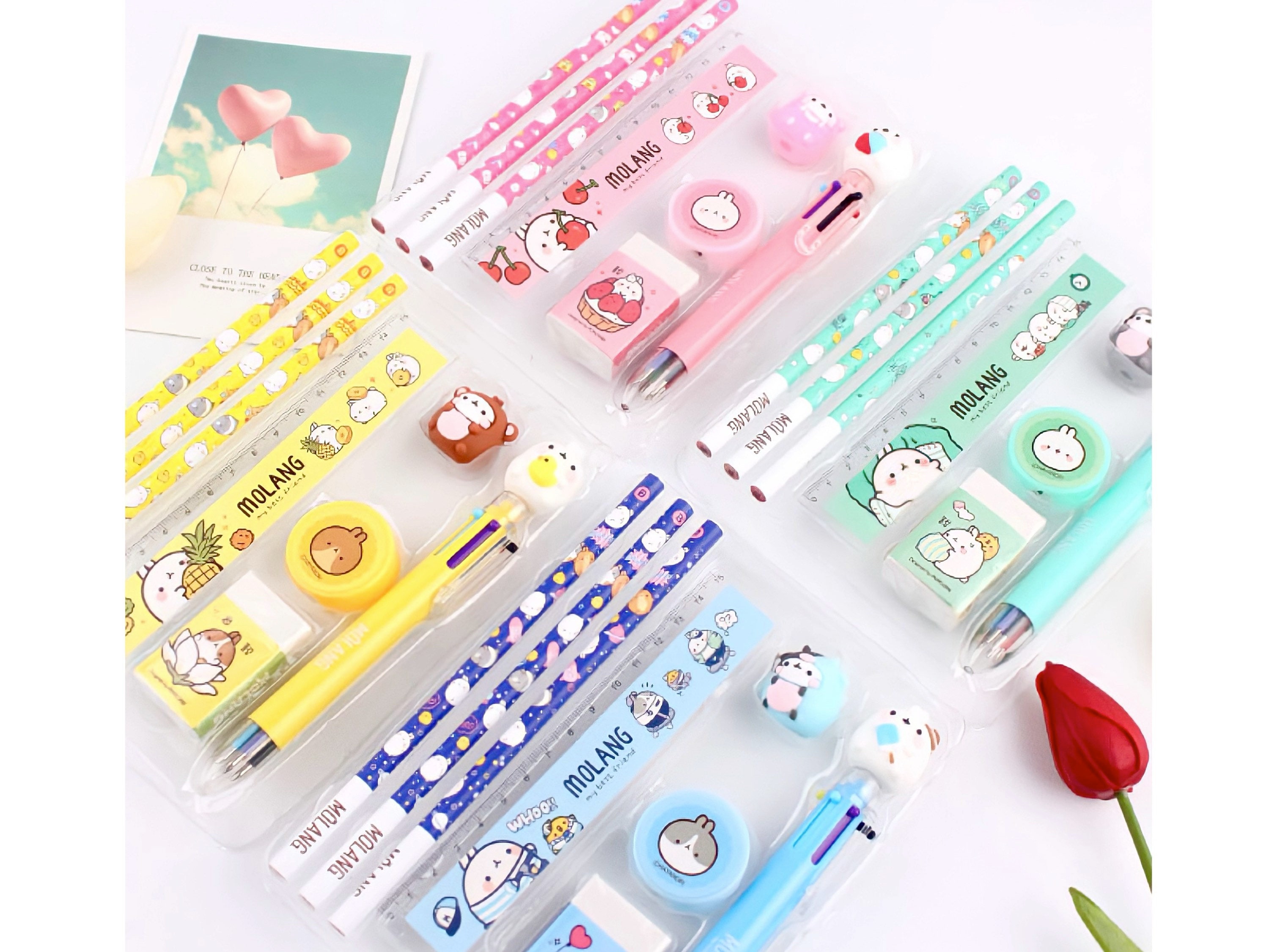 Kawaii Cute Stationery School Office Supplies School Box | Etsy