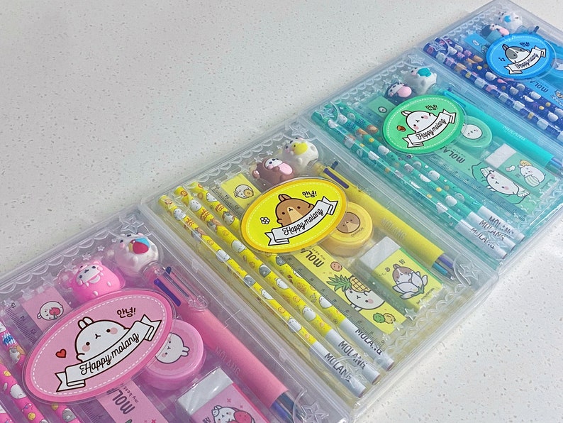 Kawaii Cute Stationery School Office Supplies School Box - Etsy
