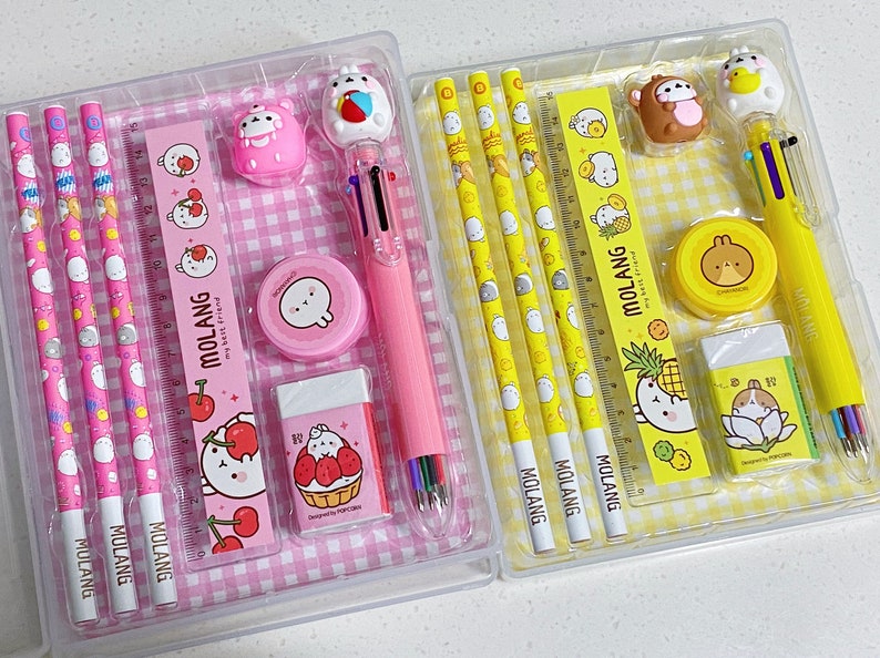 Kawaii Cute Stationery School Office Supplies School Box | Etsy