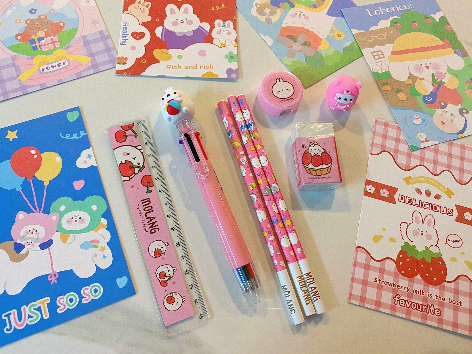 Kawaii Cute Stationery School Office Supplies School Box - Etsy