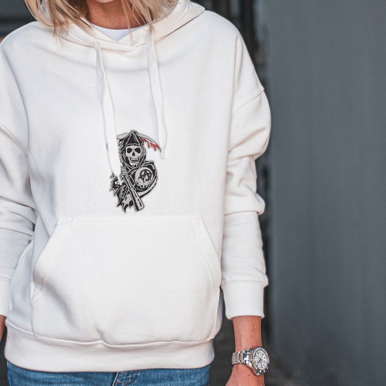 Sons of Anarchy Emblem Embroidery Design Reaper Embroidery - Etsy