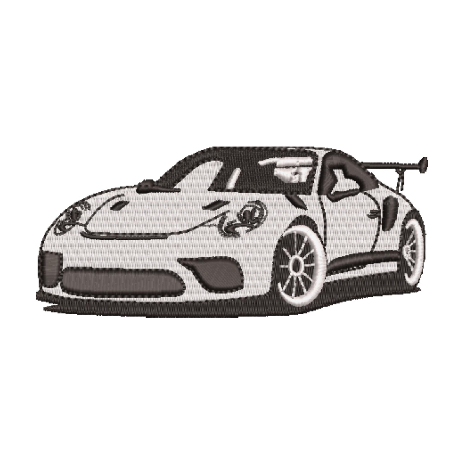 Porsche Car Embroidery Design, Embroidery Machine Files Instant ...