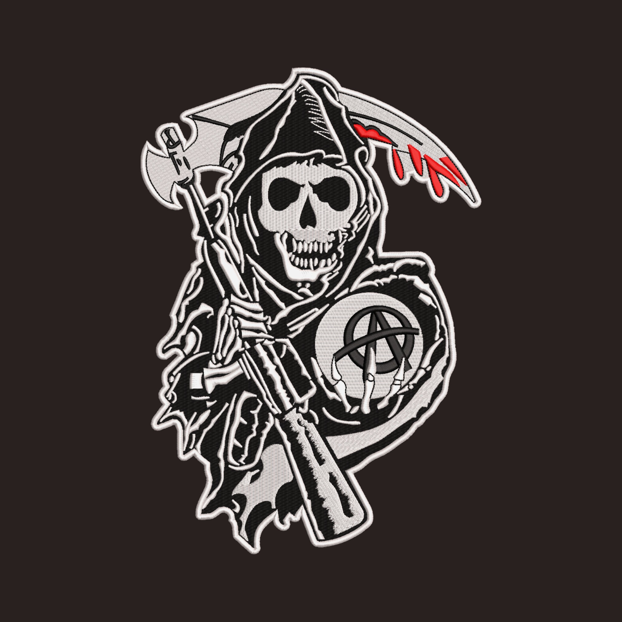 Sons Reaper Logo Sons Of Anarchy Mens Vest Black Reaper Logo | Fruugo