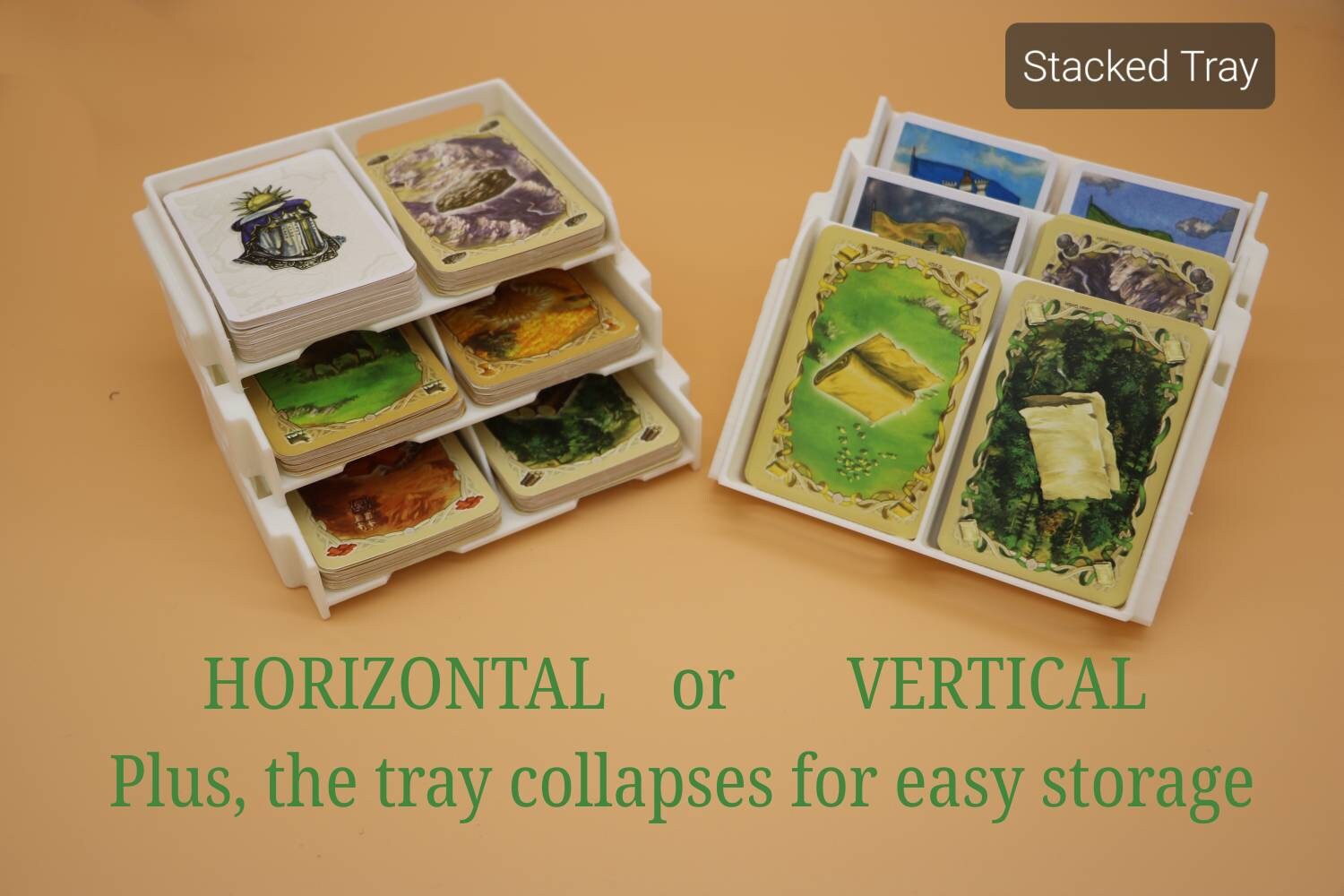 Collapsing Resource Card Tray for Catan - Etsy Canada