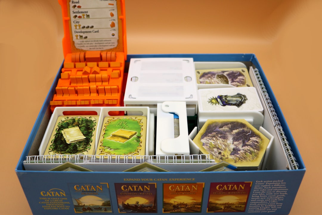 Organizer for Catan + Cities & Knights + 5-6 Player Extensions With ...