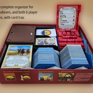 Tray - Catan + SF + C&K (catan + Seafarers + Cities and Knights)/player ...
