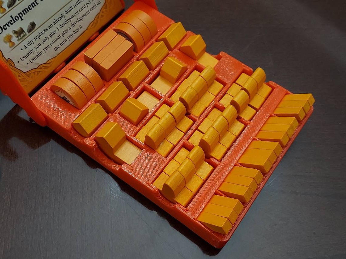 Custom Color Player Tray for Catan Seafarers Cities & - Etsy