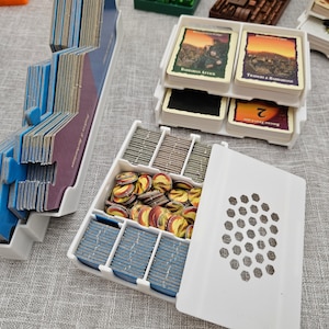 Organizer for Catan and 4 Expansions and Extensions, Seafarers, Cities ...