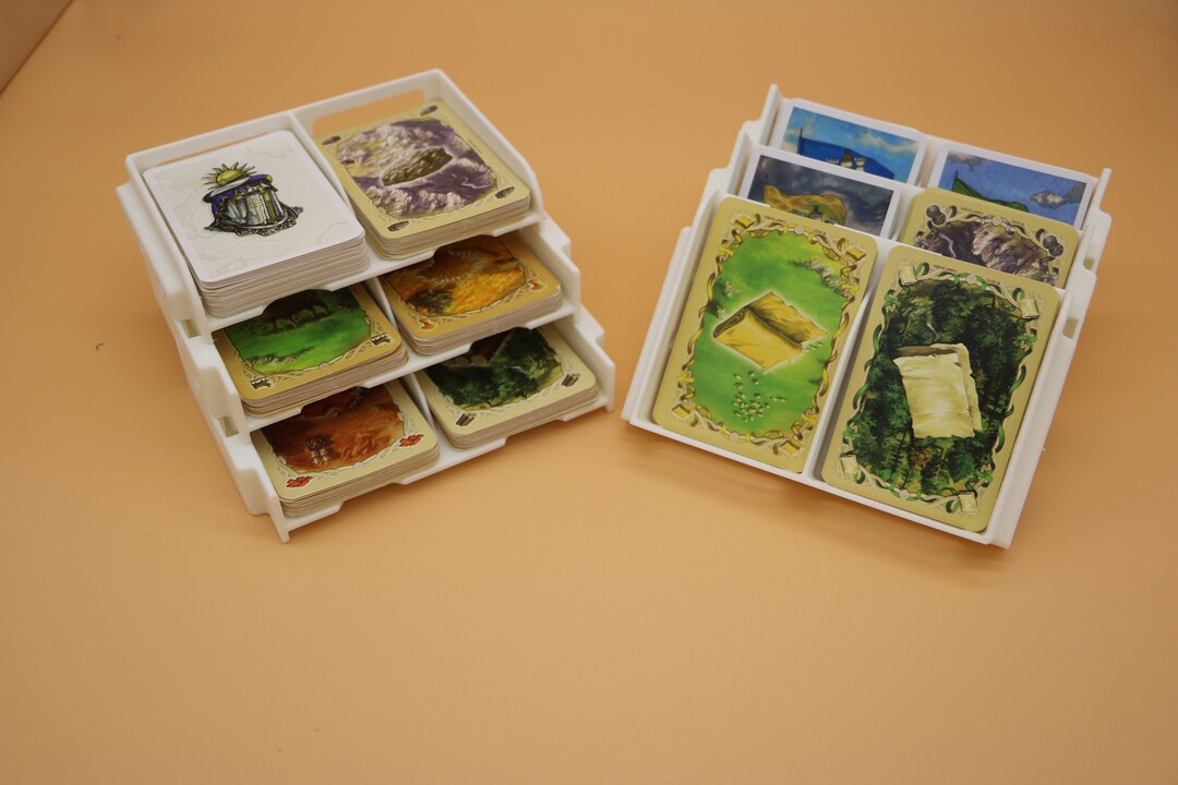 Collapsing Resource Card Tray for Catan - Etsy