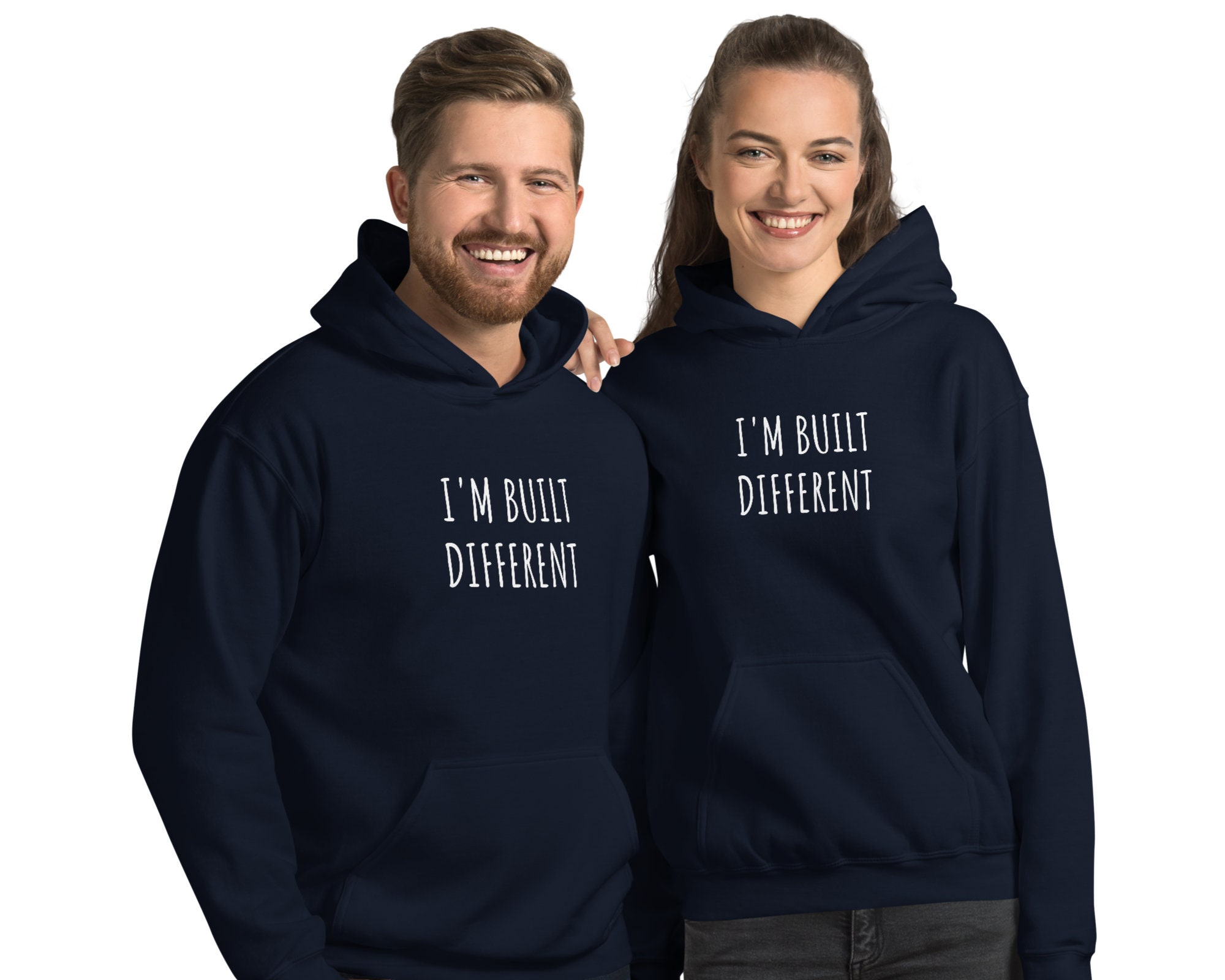 I'M BUILT DIFFERENT / Hoodie Ironic Meme Cute Funny - Etsy