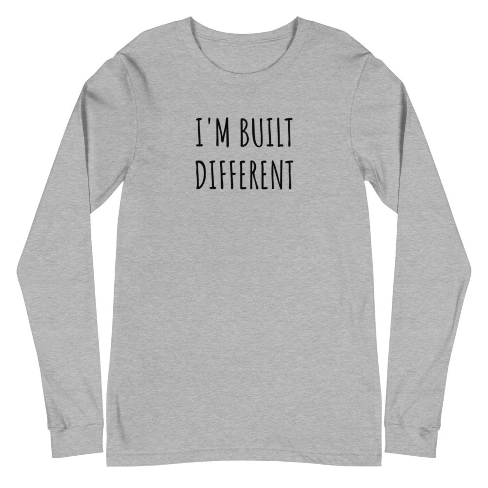 I'M BUILT DIFFERENT / Bella Canvas Ironic Meme Cute Funny - Etsy
