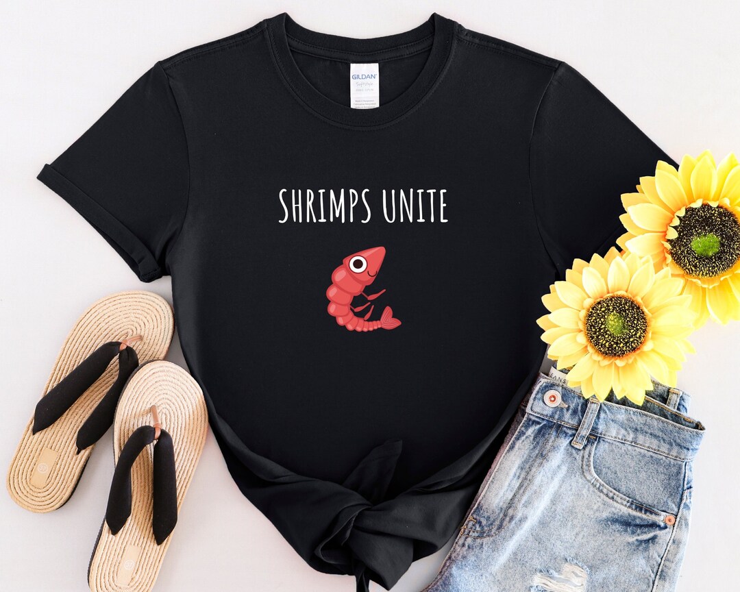 Shrimps Unite / Funny Shrimp Simp Ironic Stan Meme Simping - Etsy
