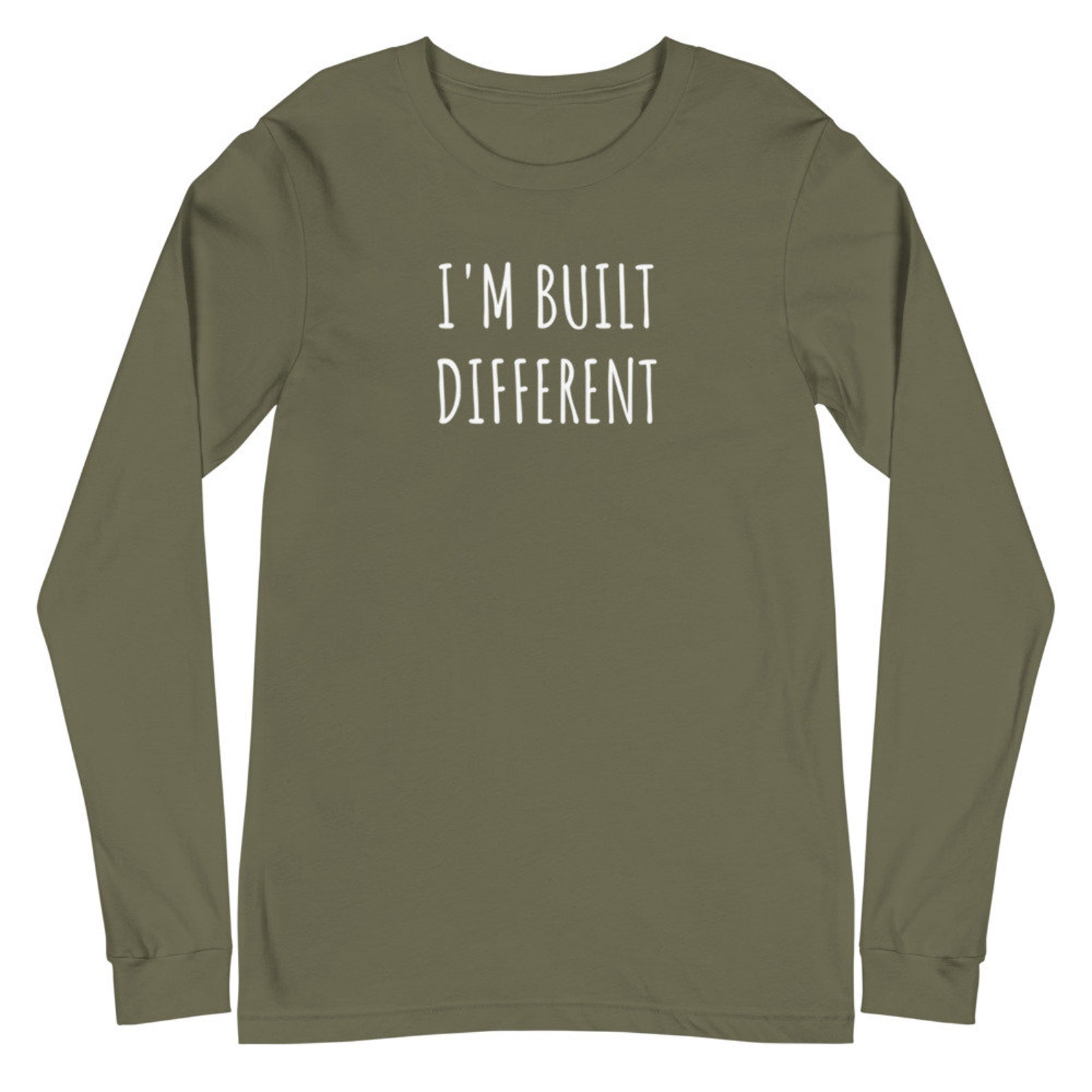 I'M BUILT DIFFERENT / Bella Canvas Ironic Meme Cute Funny - Etsy UK