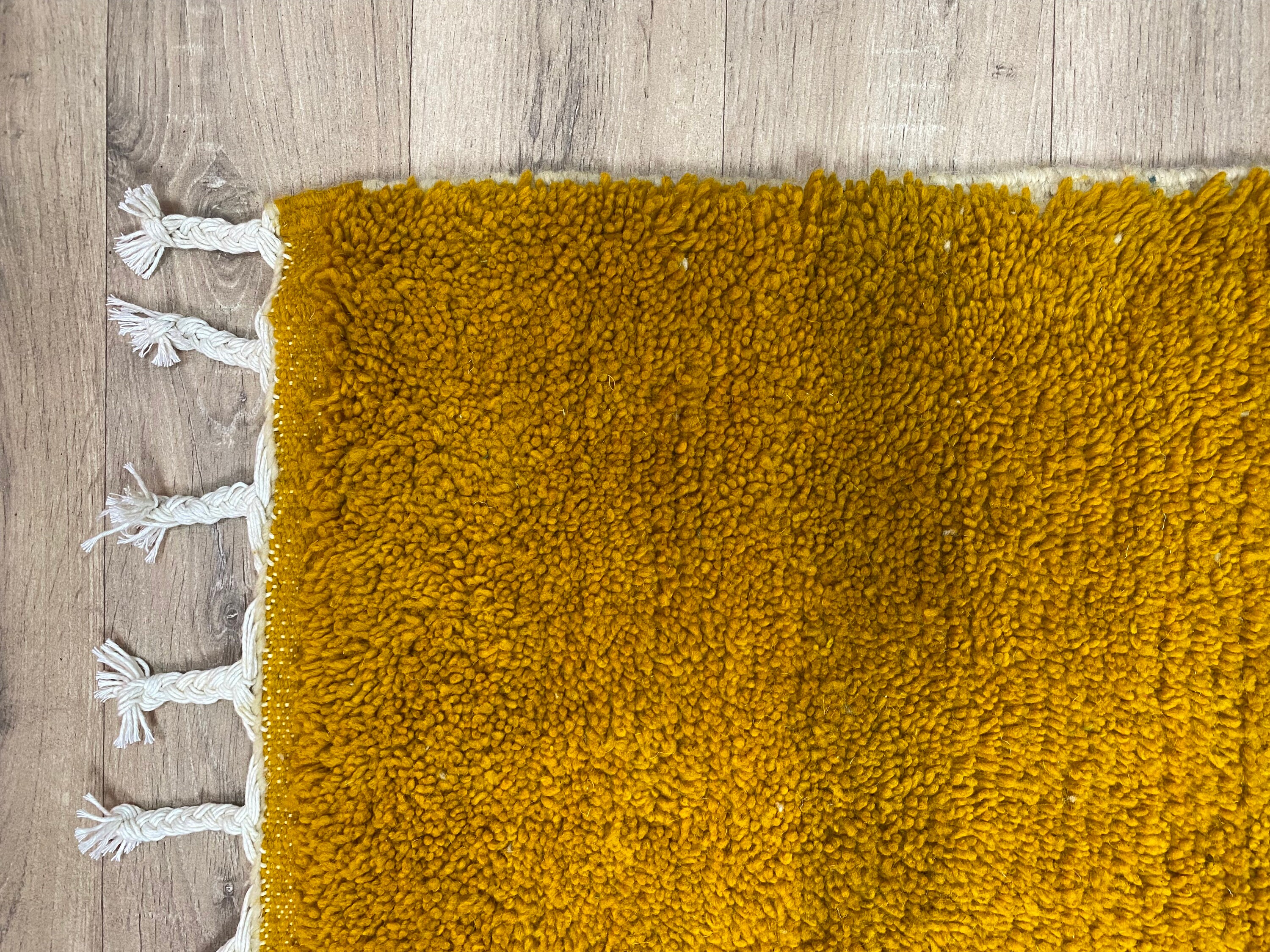 Spectacular Wool Rug for Your Living Room, Moroccan Mustard Rug ...