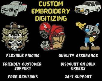 Custom Embroidery Digitizing, Logo Digitizing, Embroidery Digitizing Service, Image Digitizing ...